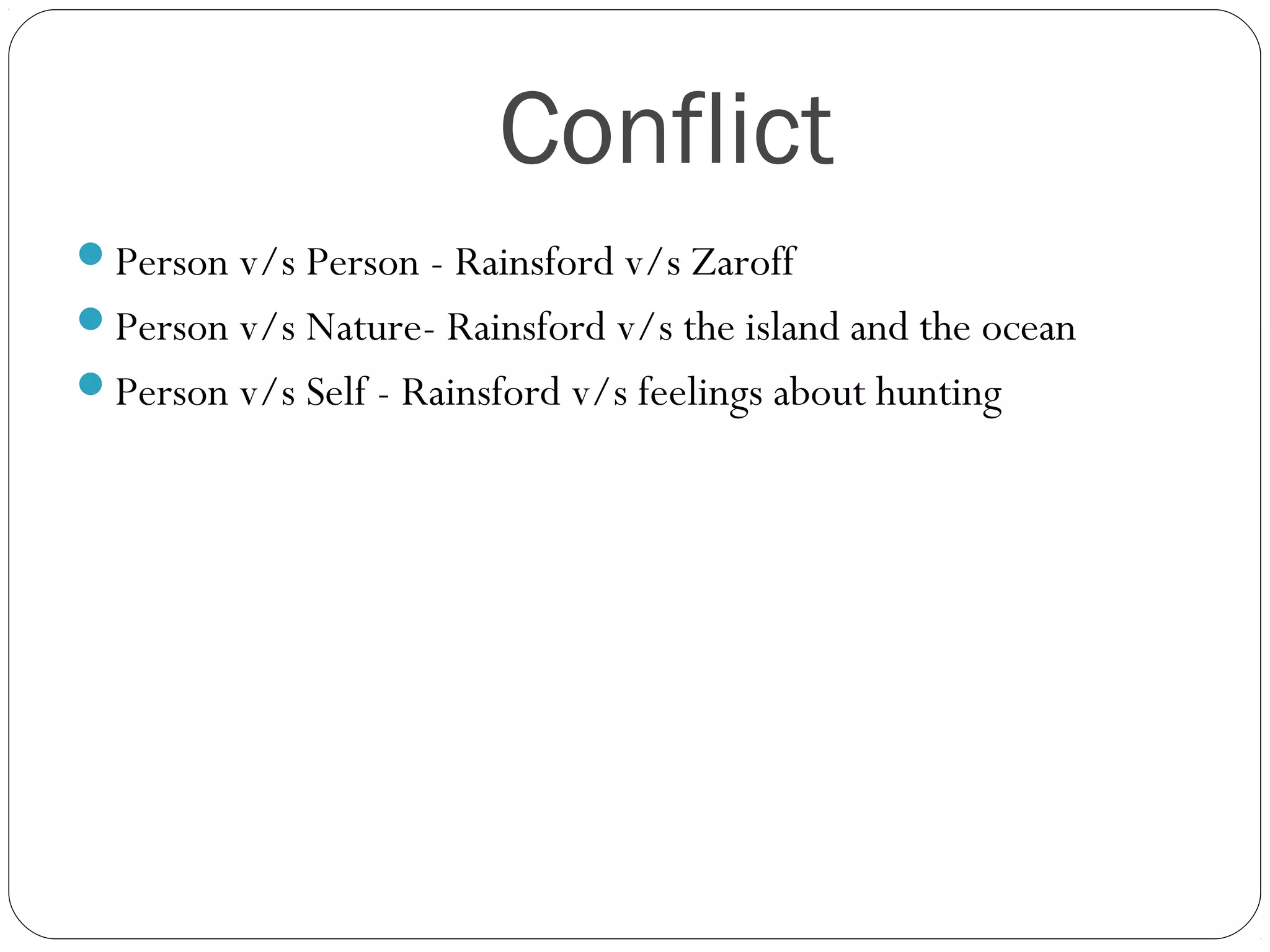 The most dangerous game plot pyramid | PPT