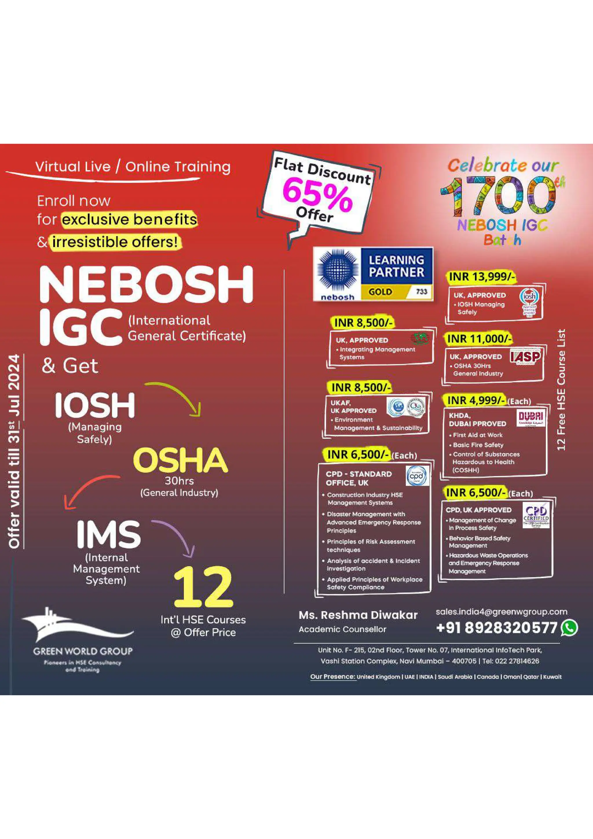 The Most Demandablel Nebosh Course in Pune.pdf