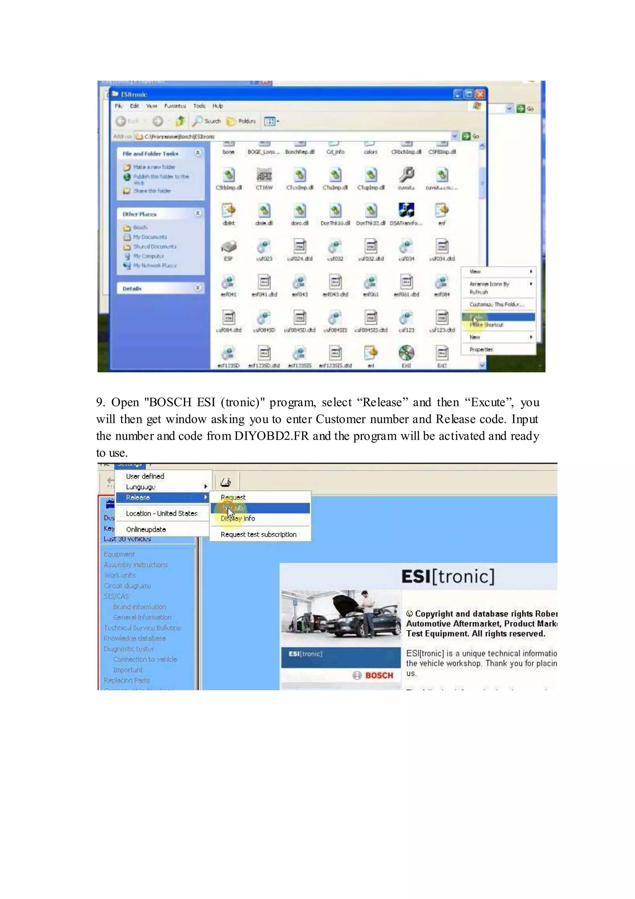 The most detailed guide on setting up bosch esi tronic 2014.1 | DOCX
