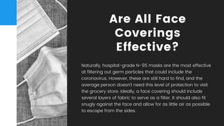 The Most Effective Coronavirus Masks to Wear | PPT