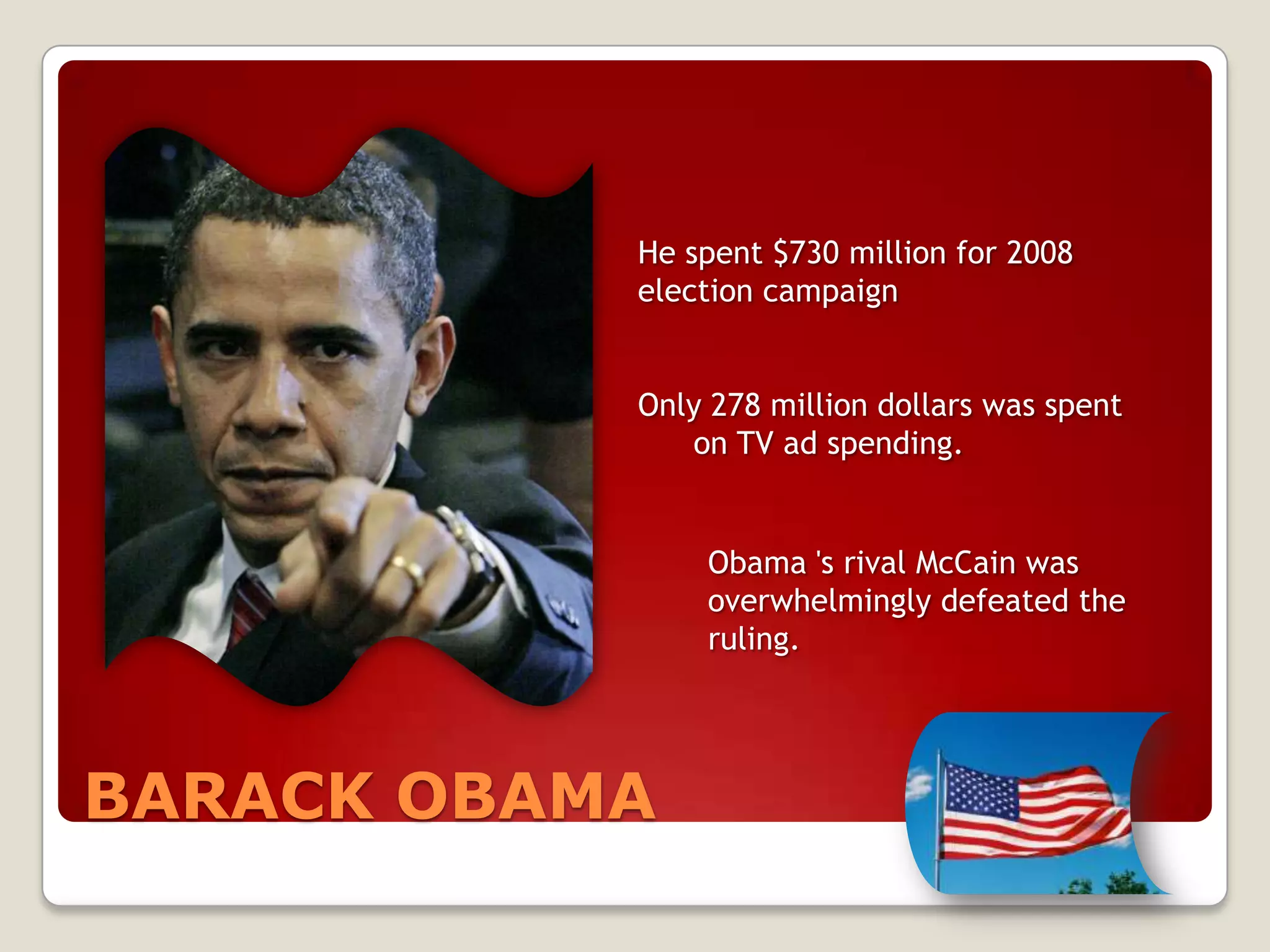 The most expensive election campaign | PPTX | Elections | Politics
