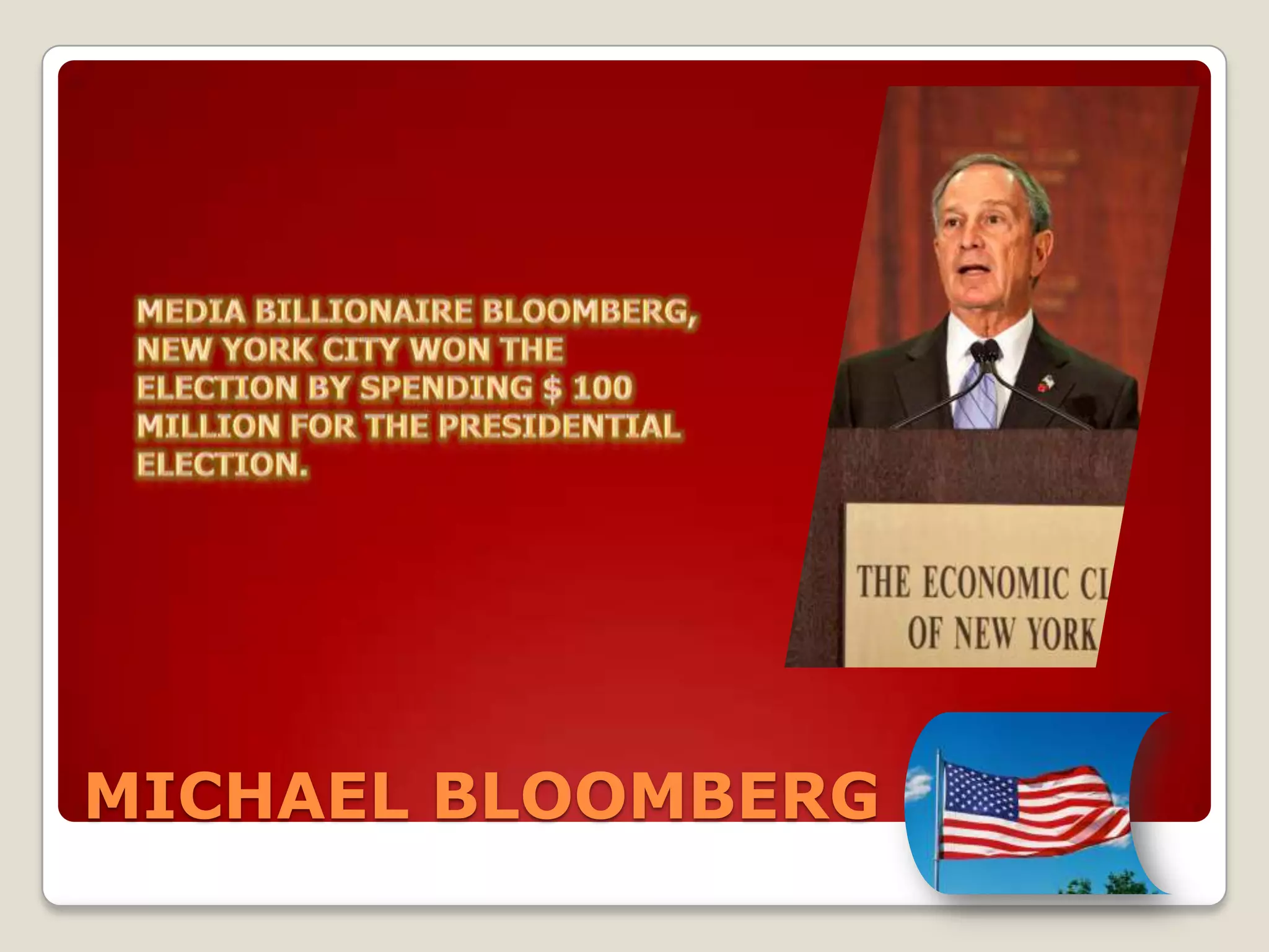 The most expensive election campaign | PPTX