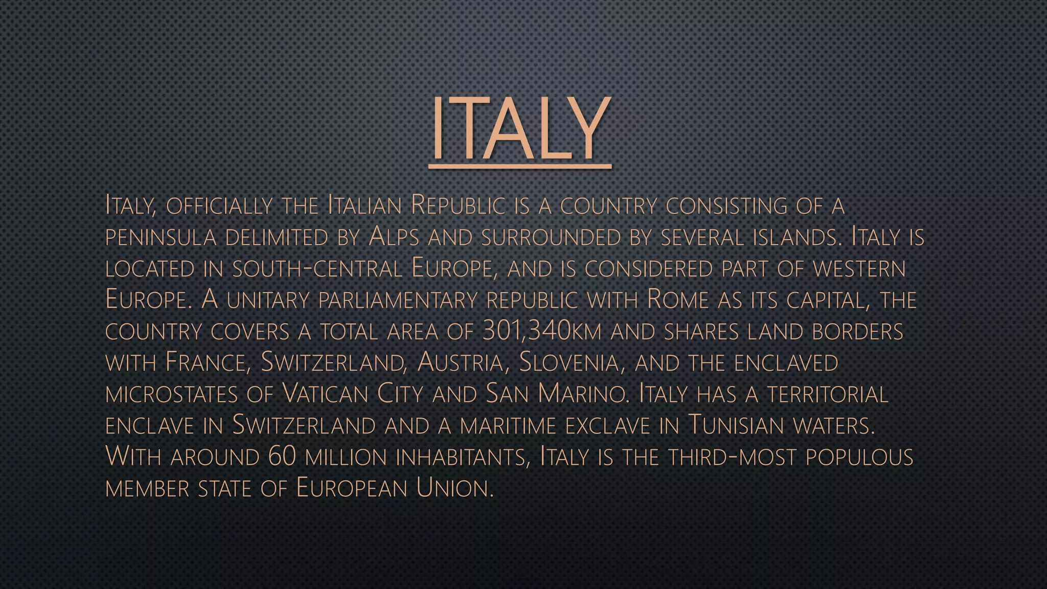 The most famous countries in the world | PPTX