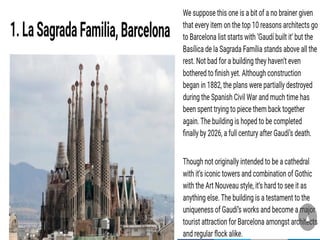 the most iconical buildings in the world | PPTX
