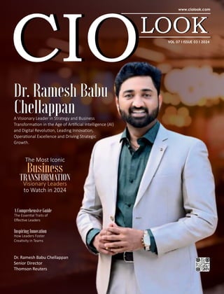The Most Iconic Business Transformation Visionary Leaders to Watch in ...