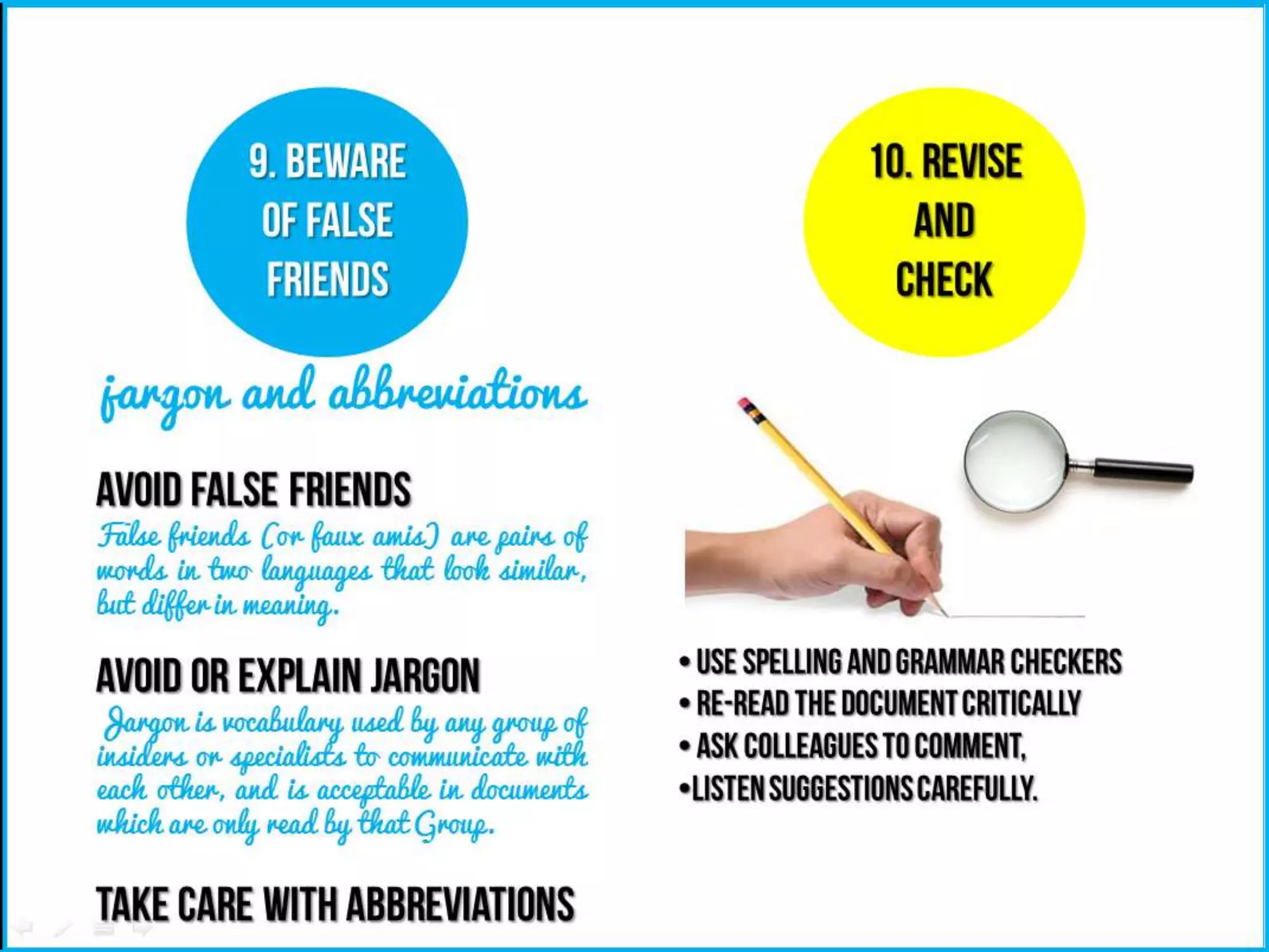 The most important aspects of writing clearly | PPT