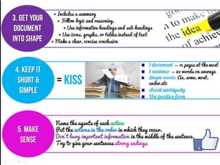 The most important aspects of writing clearly | PPTX | Education