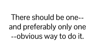 The Most Misunderstood Line In Zen Of Python.pdf | Programming Languages | Computing
