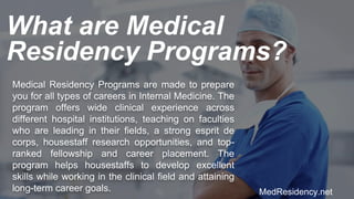 The Most Popular Medical Residency Programs in 2017 | PPT