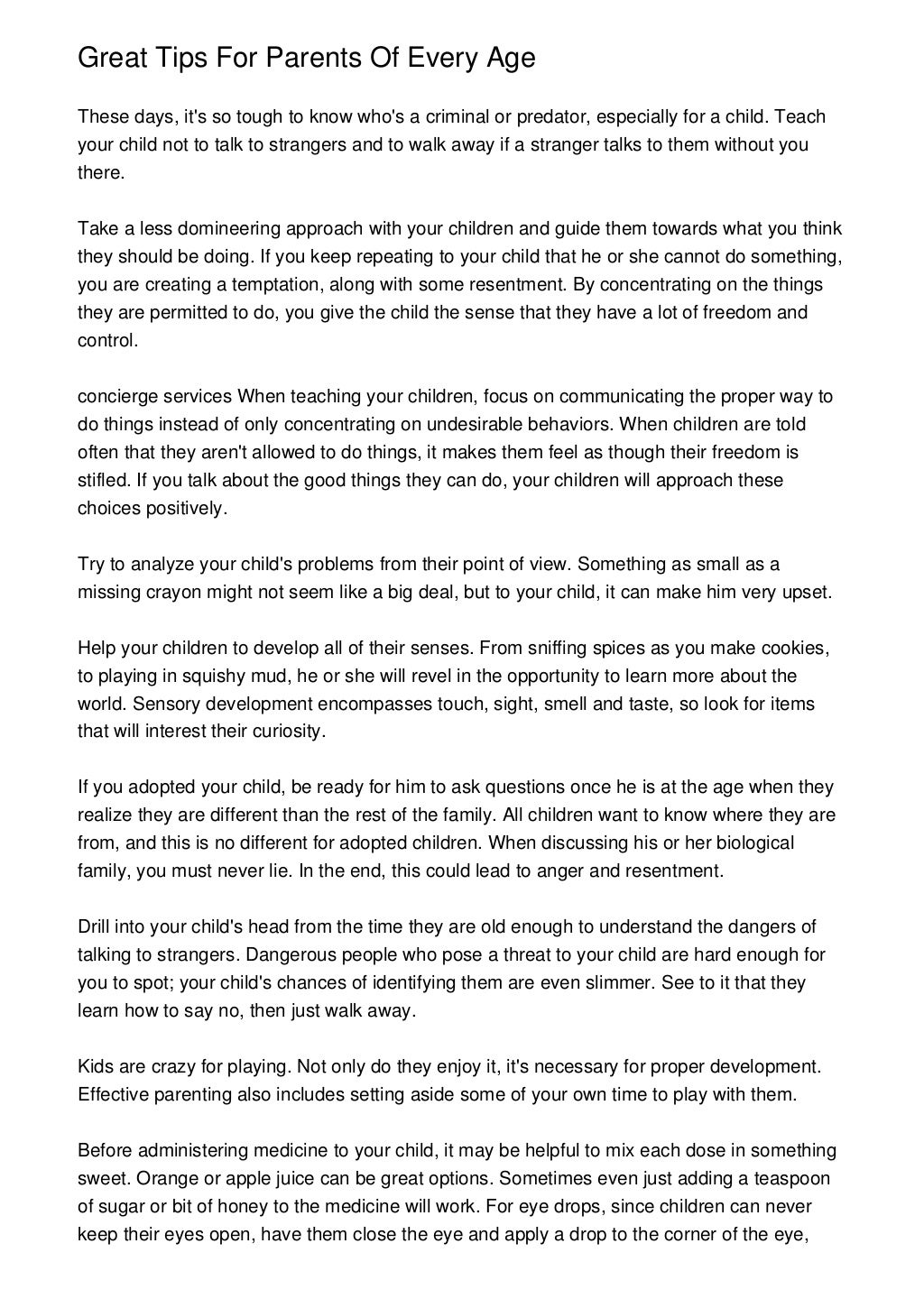 Great Tips For Parents Of Every Age great-tips-for-parents-of-every-age