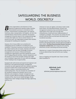 The Most Recommended Disaster Recovery Companies To Watch Out.pdf