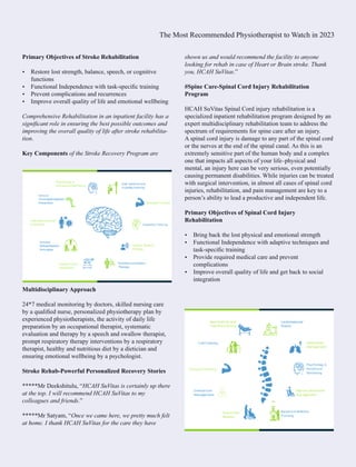 The Most Recommended Physiotherapist to Watch in 2023.pdf | Holistic Health | Alternative Medicine