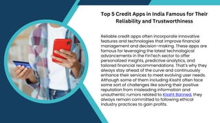 The Most Trustworthy Credit Applications | PPT