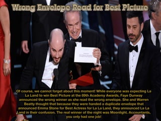 The Most Scandalous Oscar Moments in History | PPT
