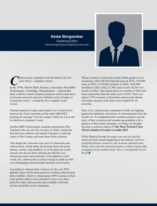 The Most Trusted Cyber Threat Solution Providers in India 2023.pdf