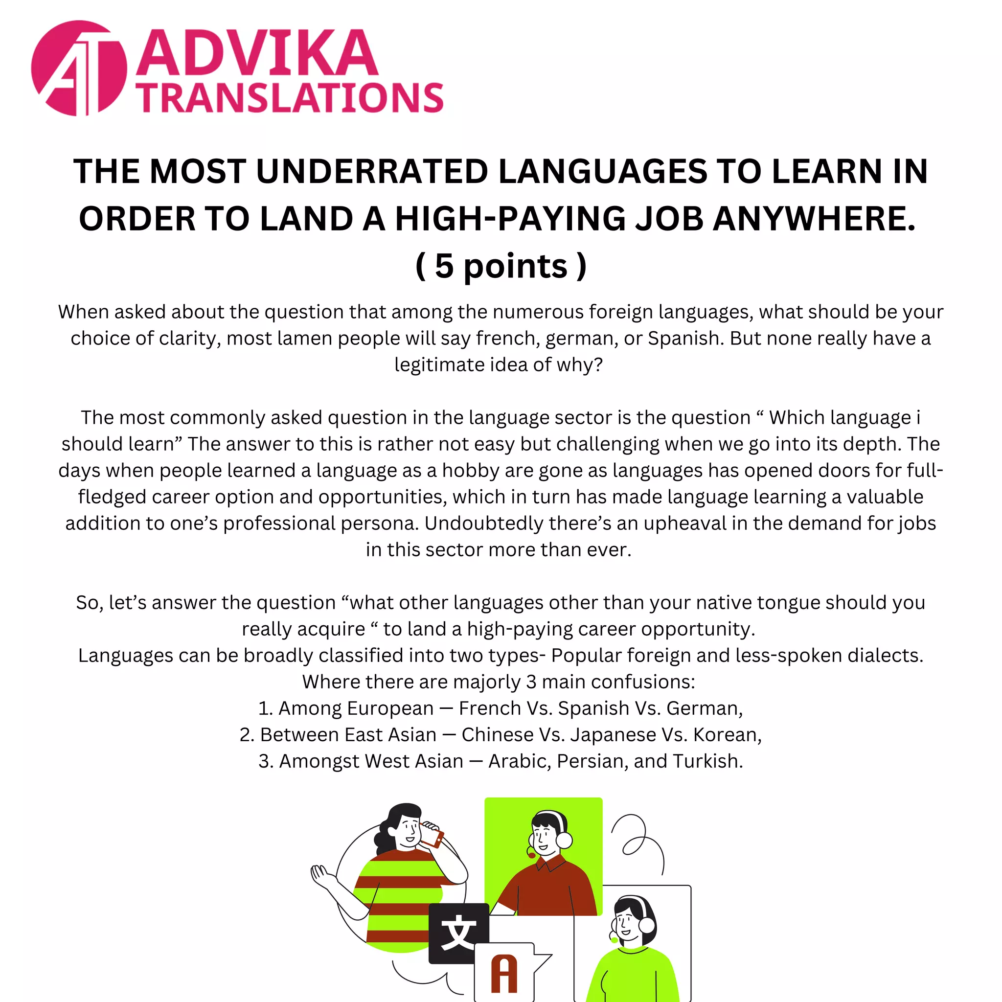 THE MOST UNDERRATED LANGUAGES TO LEARN IN ORDER TO LAND A HIGH-PAYING ...