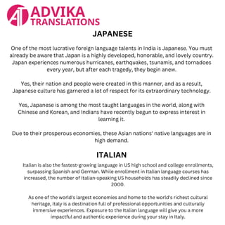 THE MOST UNDERRATED LANGUAGES TO LEARN IN ORDER TO LAND A HIGH-PAYING ...
