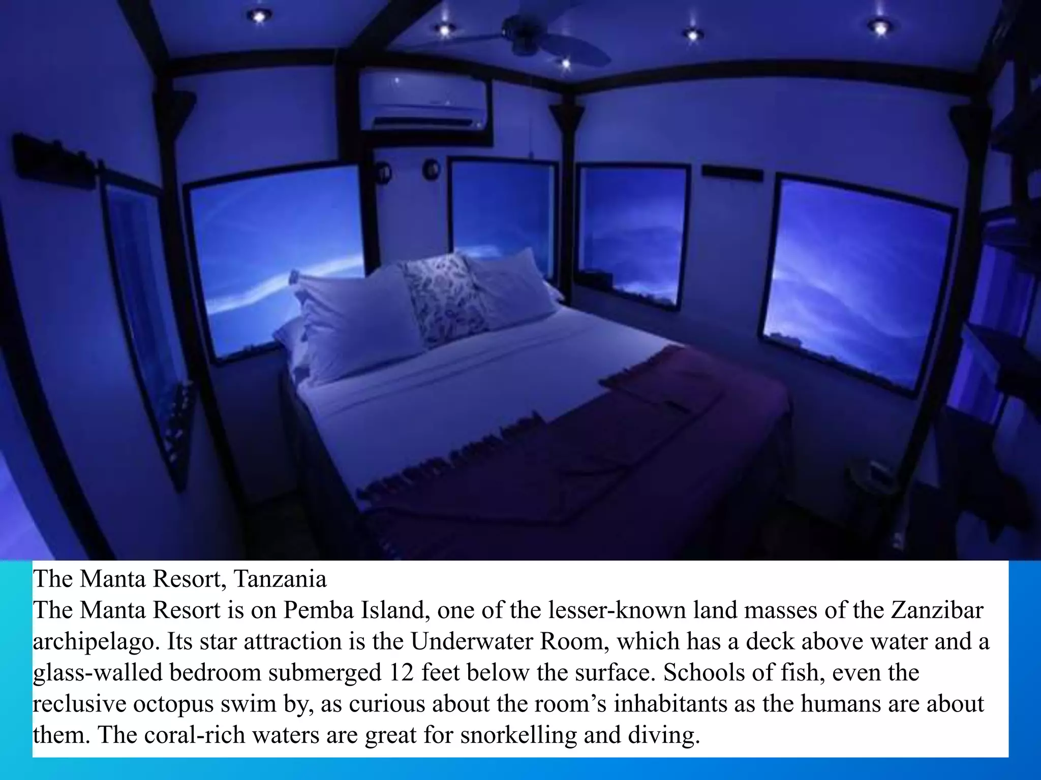 The most unusual hotels in the world | PPTX