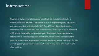 The most well known closed vulnerabilities | PPT