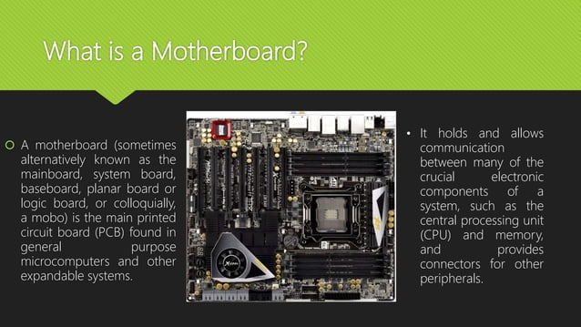 The motherboard | PPT