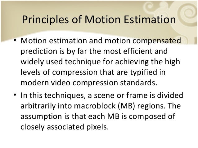 The Motion Estimation