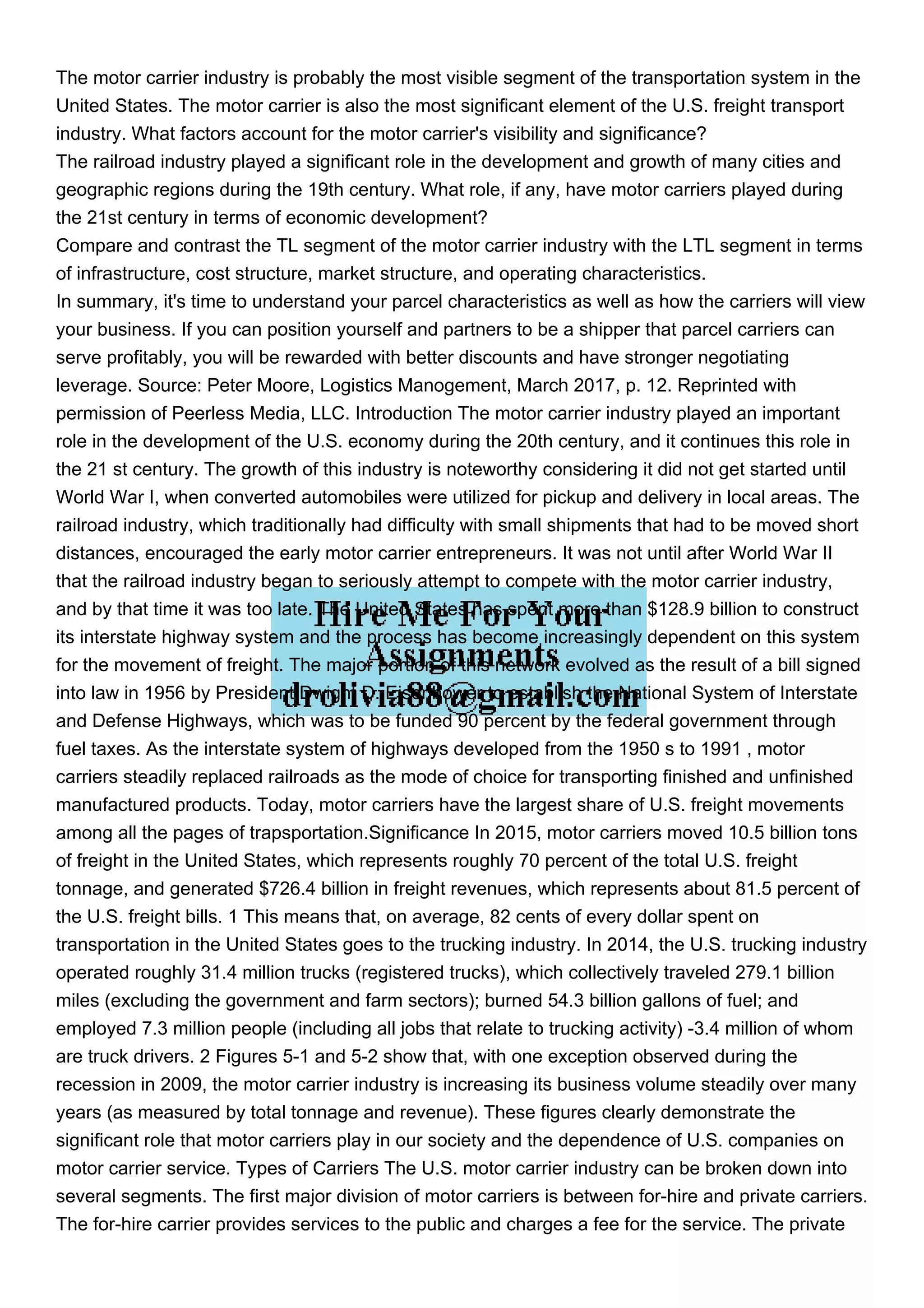 The motor carrier industry is probably the most visible segm.pdf