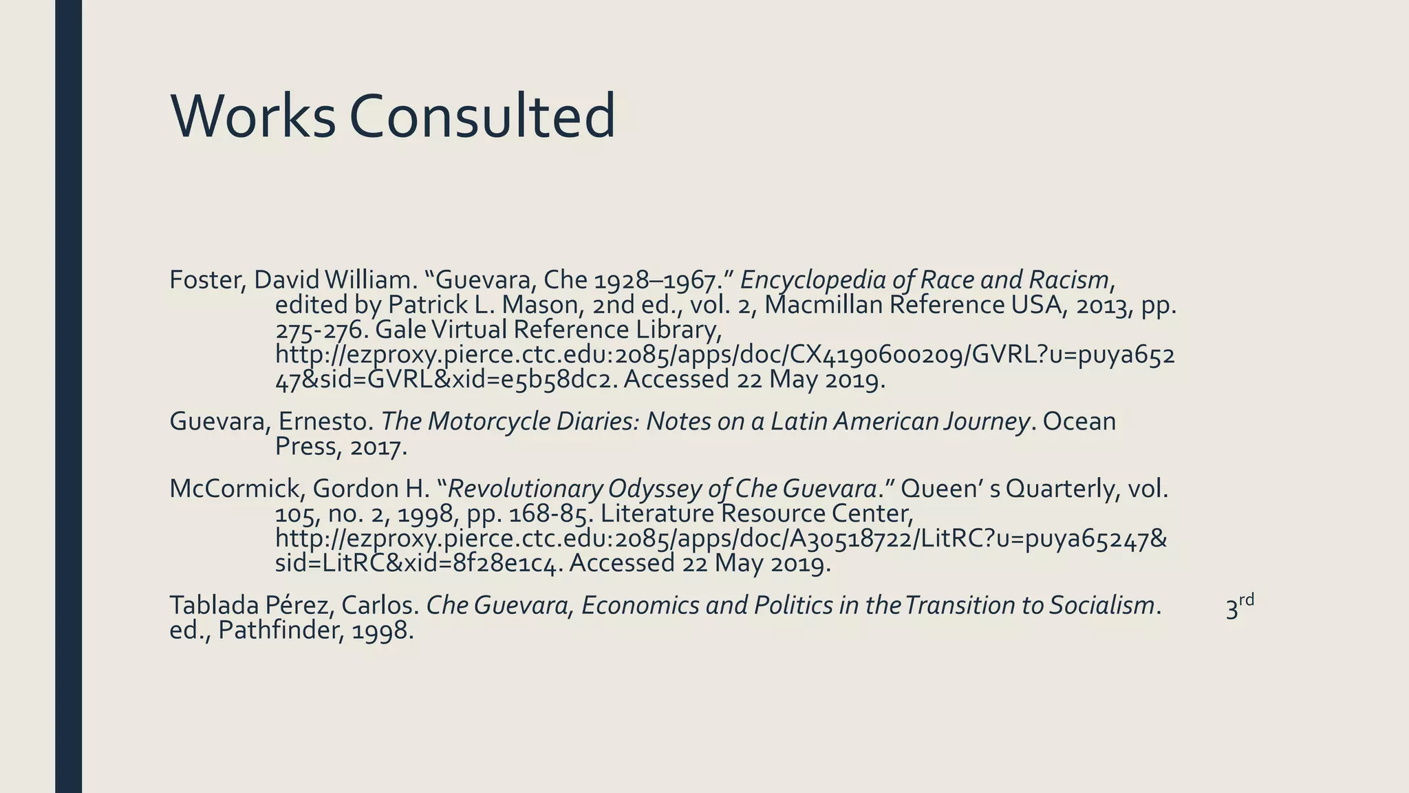 The Motorcycle Diaries | PPTX