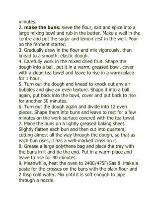 The motor planning training ladder hot cross buns | DOC | Desserts and ...