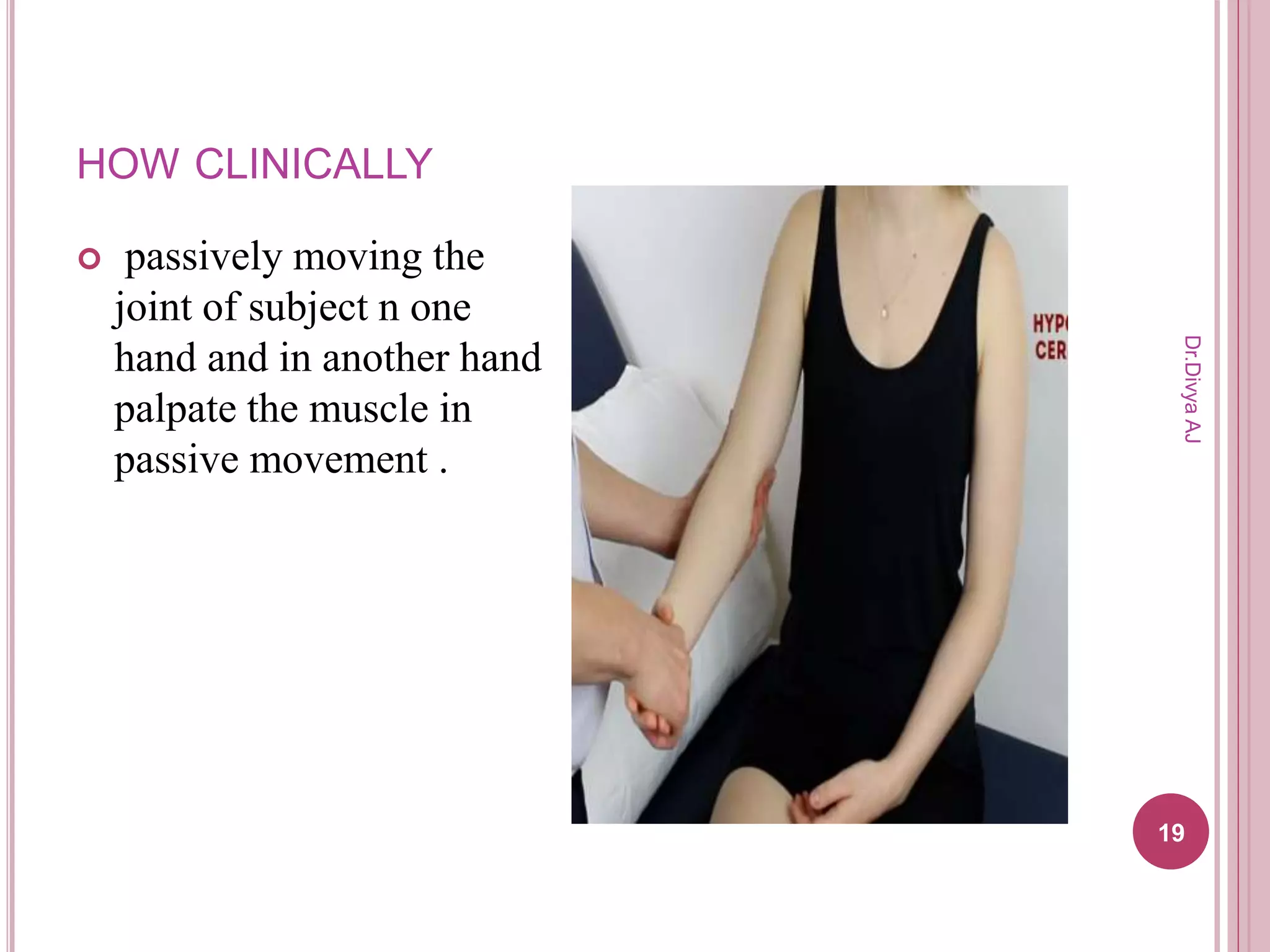 The motor system : clinical examination part 1(except reflexs) | PPTX