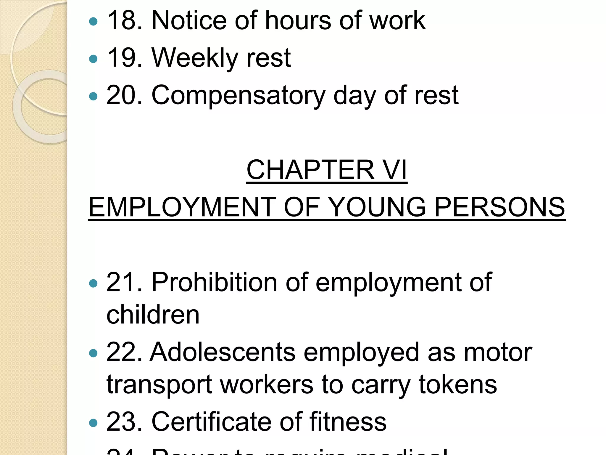 The Motor Transport Workers Act,1961 | PPT