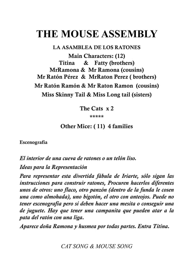 The mouse assembly 3ºa | PDF