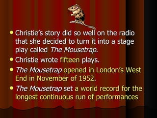 The Mousetrap | PPT