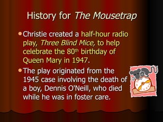 The Mousetrap PowerPoint | PPT