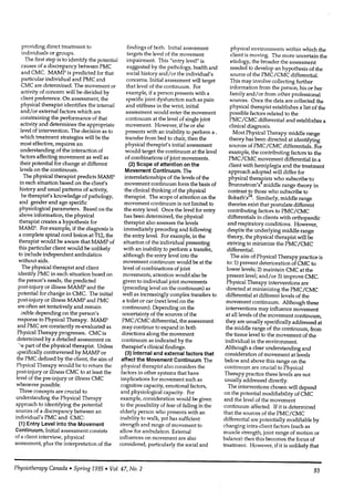 The movement continuum theory cott finch et al | PDF