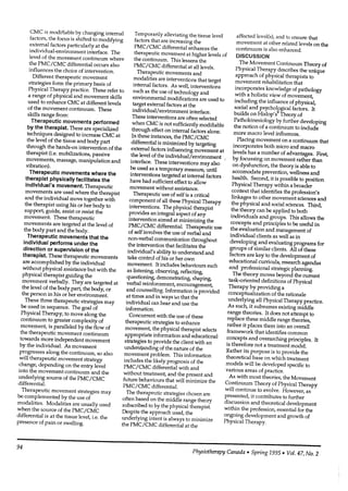 The movement continuum theory cott finch et al | PDF