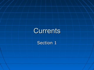 Movement of Ocean Water | PPT