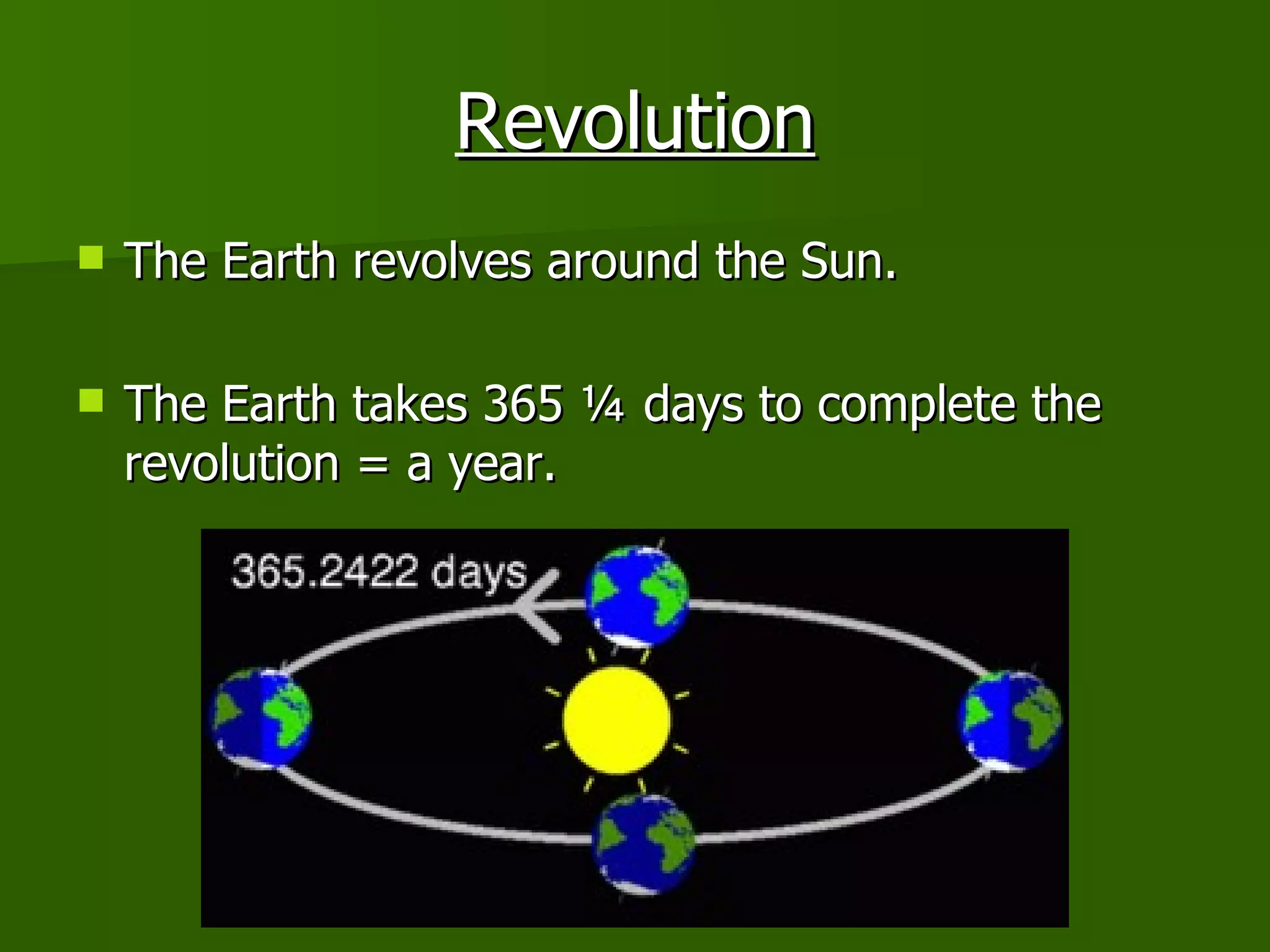 The movements of the Earth | PPT