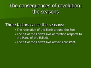 The movements of the Earth | PPT