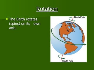 The movements of the Earth | PPT