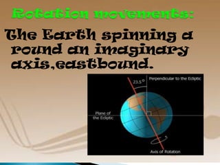 The movements of the earth rafaella | PPTX
