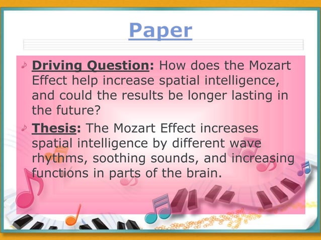 The mozart effect | PPT