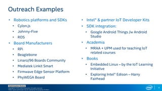 The MRAA and UPM Middleware Libraries | PPT