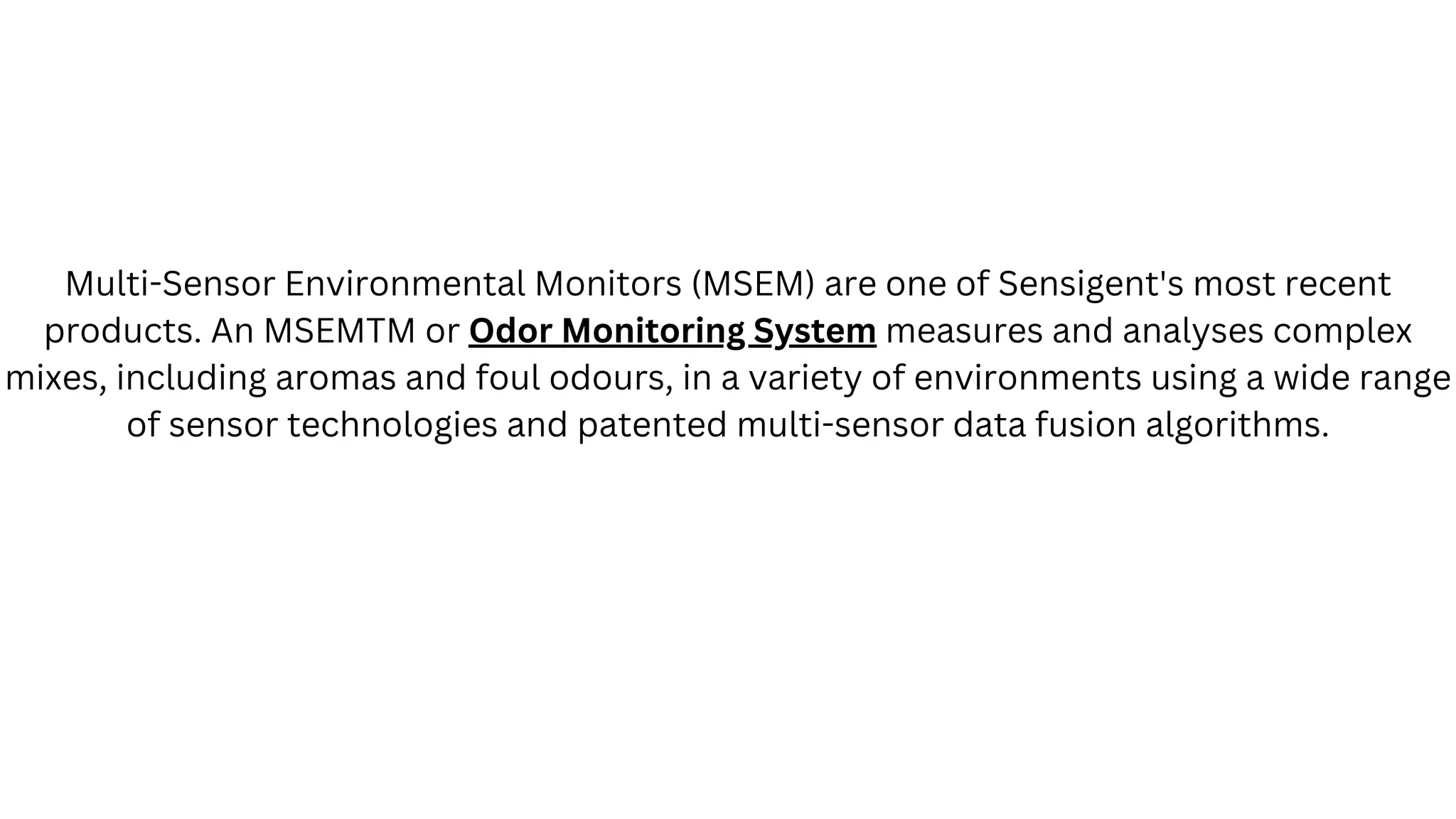 Odor Monitoring System: Advanced Multi-Sensor Technology for Accurate ...