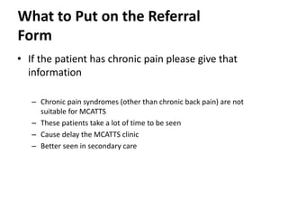 The MSK Referral System may 2015 | PPTX