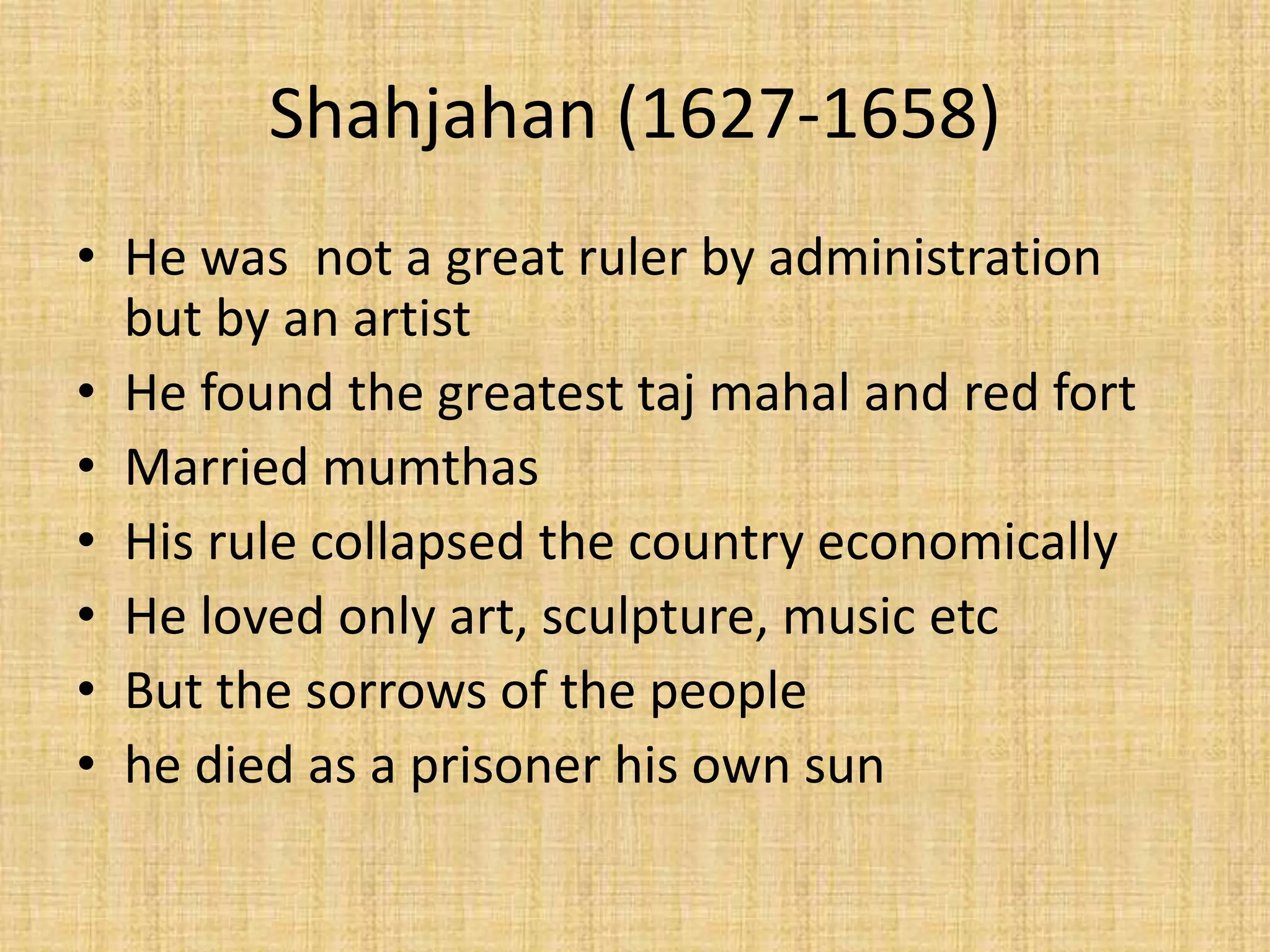 The mughal empire | PPTX