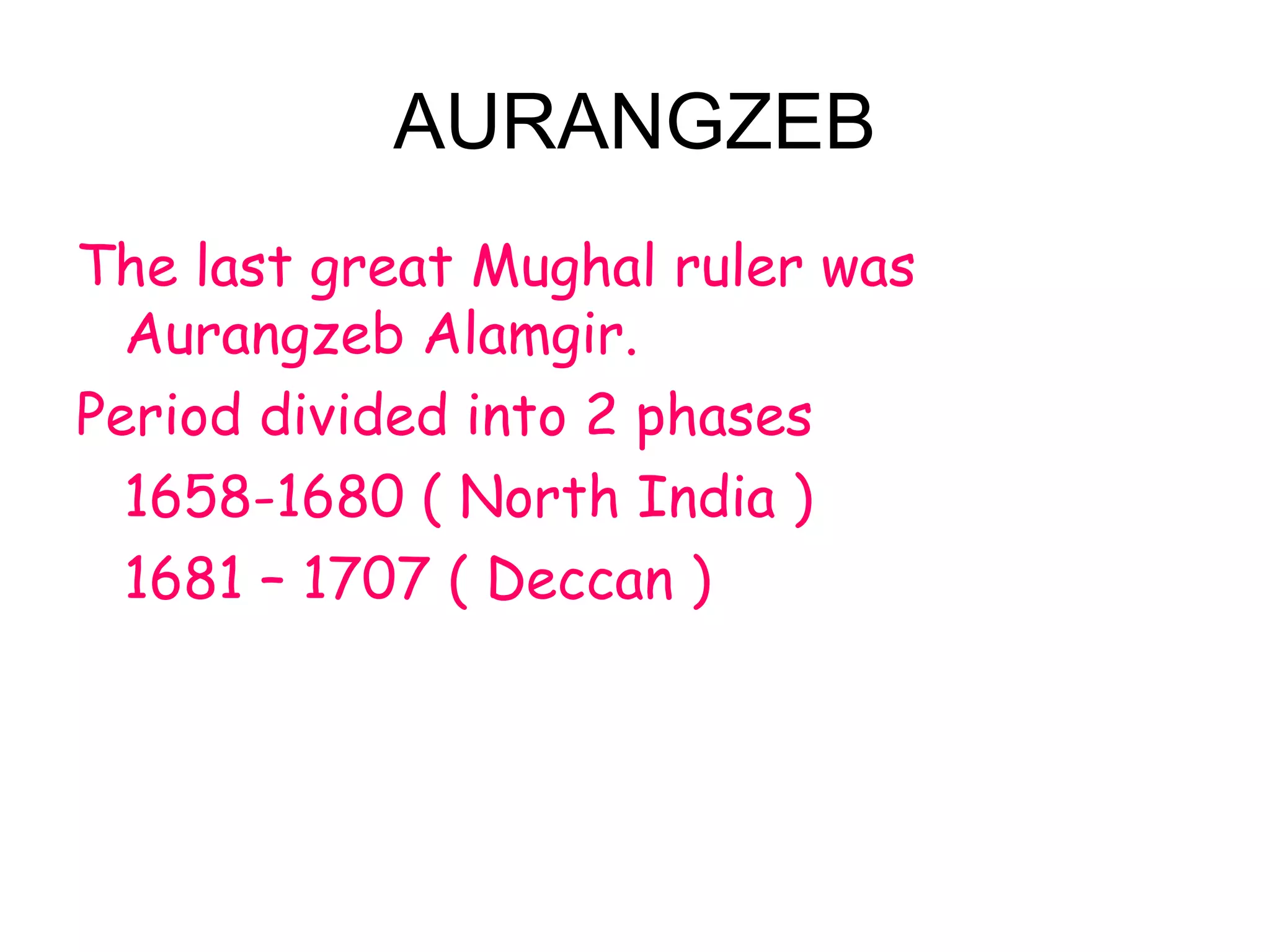 The mughal empire | ODP