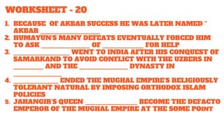 The mughal empire | PPTX