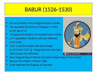 The Mughals (16th to 17th Century) _ Class VII _ History | PPTX