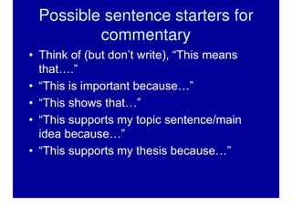 The Multi-Paragraph Essay | PDF