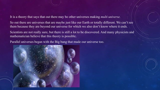 The multi universe theory | PPTX | Physics | Science